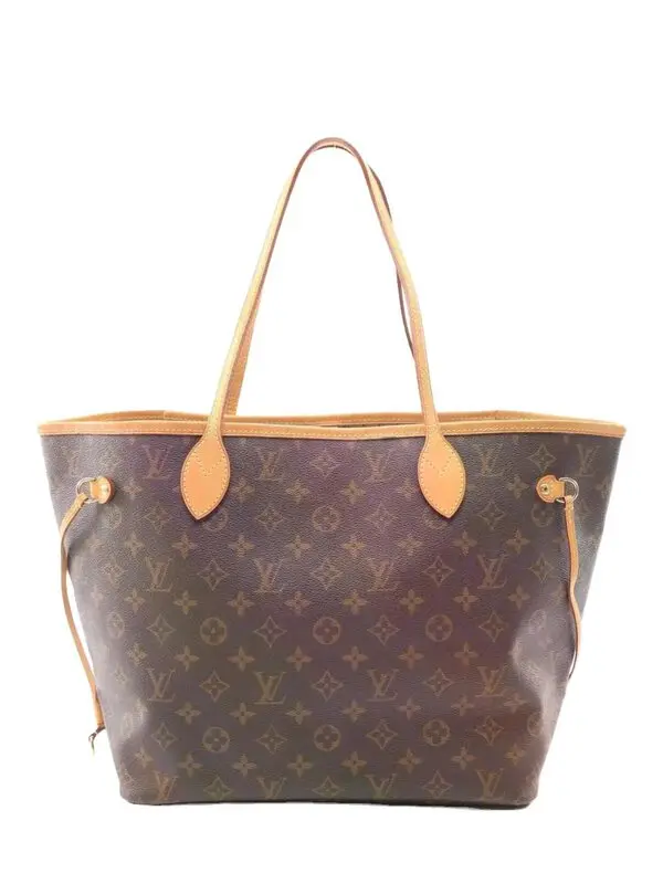 LOUIS VUITTON Neverfull Mm Monogram Shoulder Bag - Brown