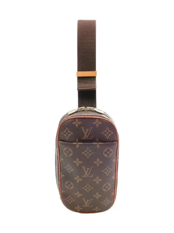 LOUIS VUITTON 2003 Monogram Pochette Ganju Belt Bag - Brown