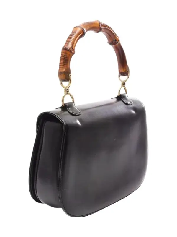 Gucci Bamboo Handle Tote Bag - Black