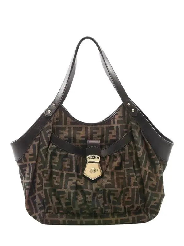 Fendi 2000s Zucca Tote Bag - Brown