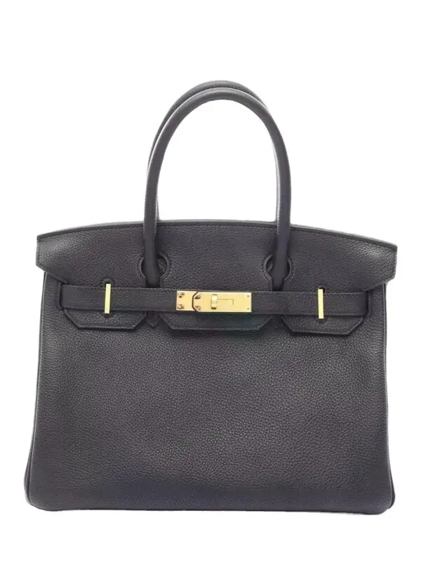 Hermès 30 Togo Birkin Handbag - Black