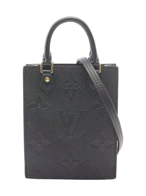 LOUIS VUITTON Monogram Empreinte Tote Bag - Black