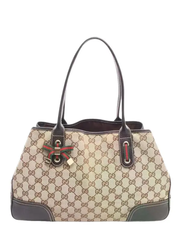 Gucci Princy Web Shoulder Bag - Neutrals