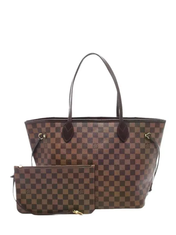 LOUIS VUITTON Monogram Canvas Neverfull Tote Bag - Brown