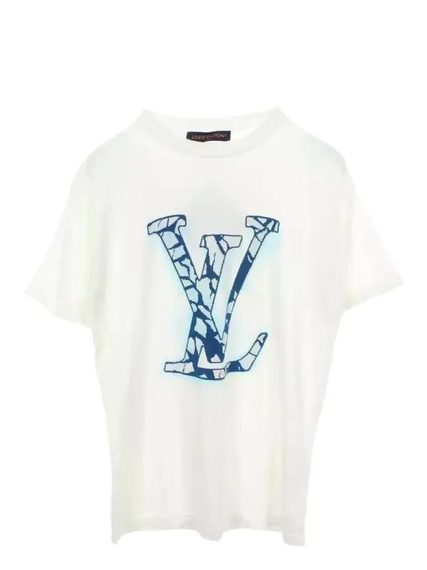 LOUIS VUITTON 2010s Ski Logo T-shirt - White