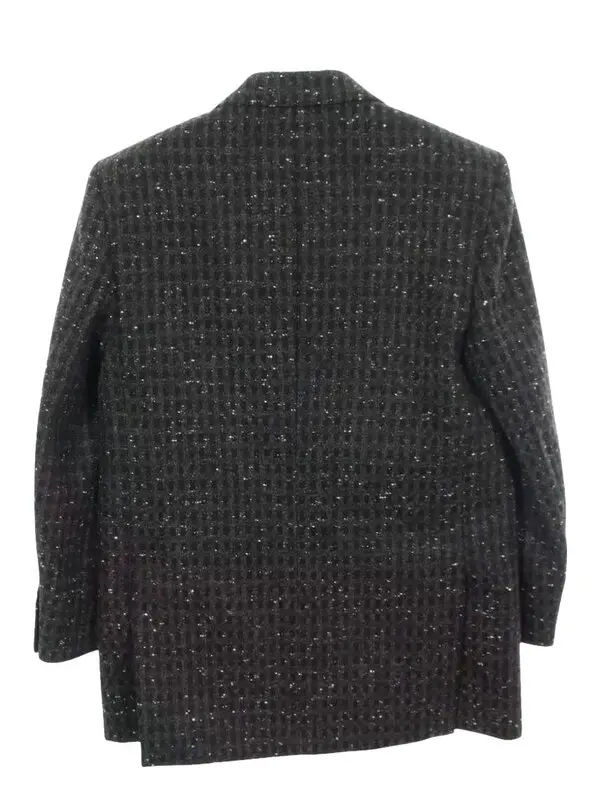 Saint Laurent 2010s Cassandre Pin Detail Tailored Jacket - Grey