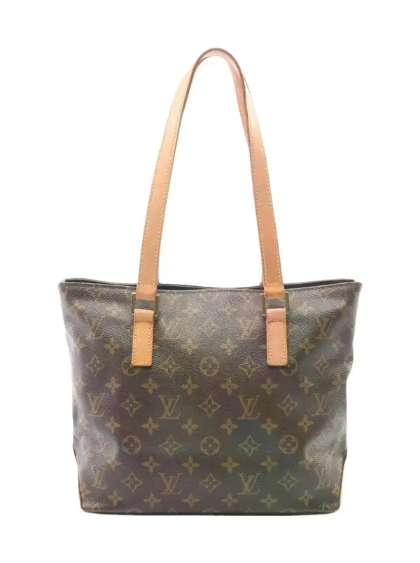 LOUIS VUITTON Monogram Canvas Cabas Piano Shoulder Bag - Brown