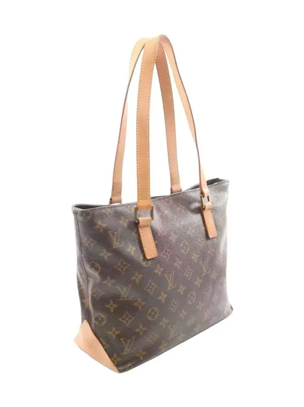 LOUIS VUITTON Monogram Canvas Cabas Piano Shoulder Bag - Brown