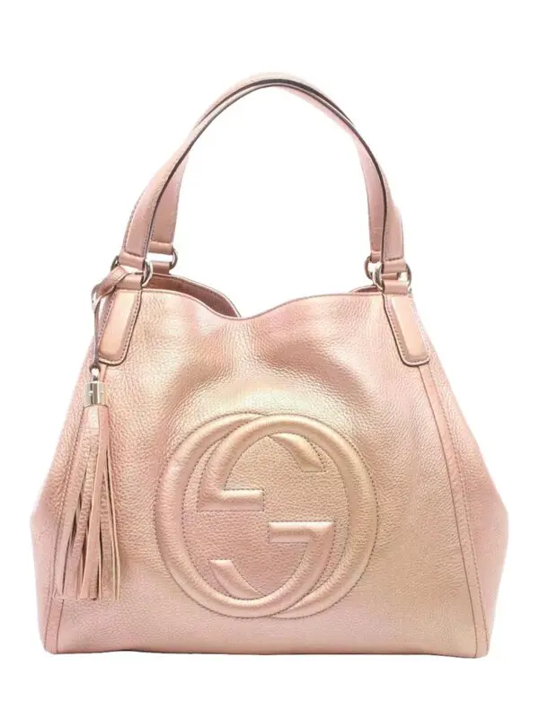 Gucci 2000s Soho Cellarius Shoulder Bag - Pink