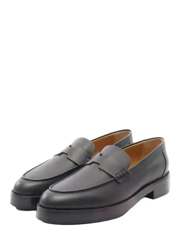 Hermès Leather Loafers - Black