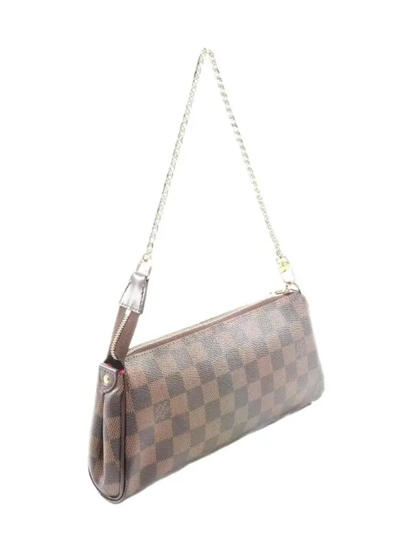 LOUIS VUITTON Damier Ebene Canvas Shoulder Bag - Brown