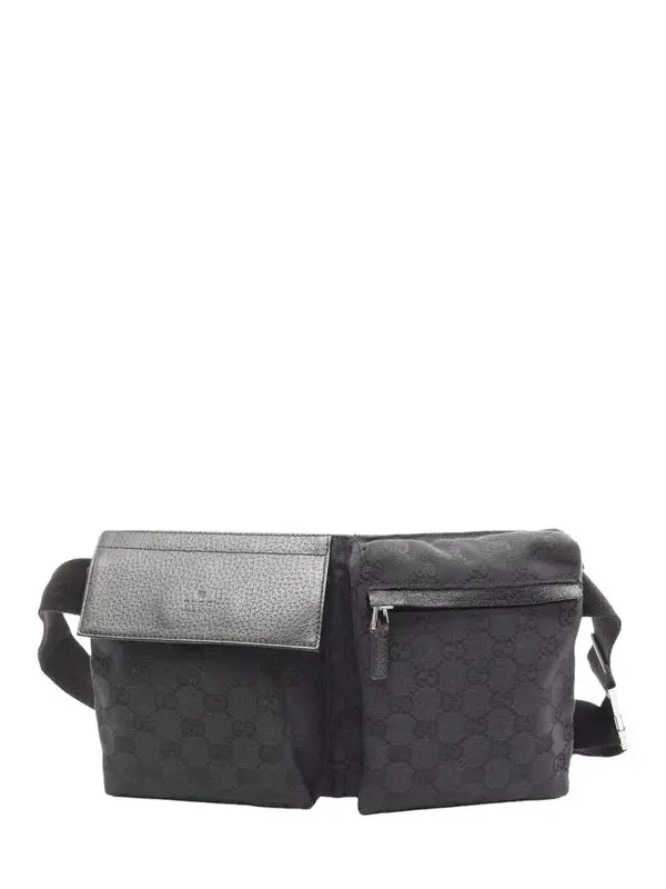 Gucci Gg Canvas Belt Bag - Black