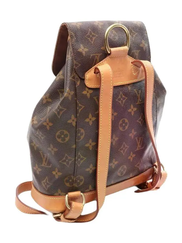 LOUIS VUITTON Monogram Montsouris Mm Backpack - Brown