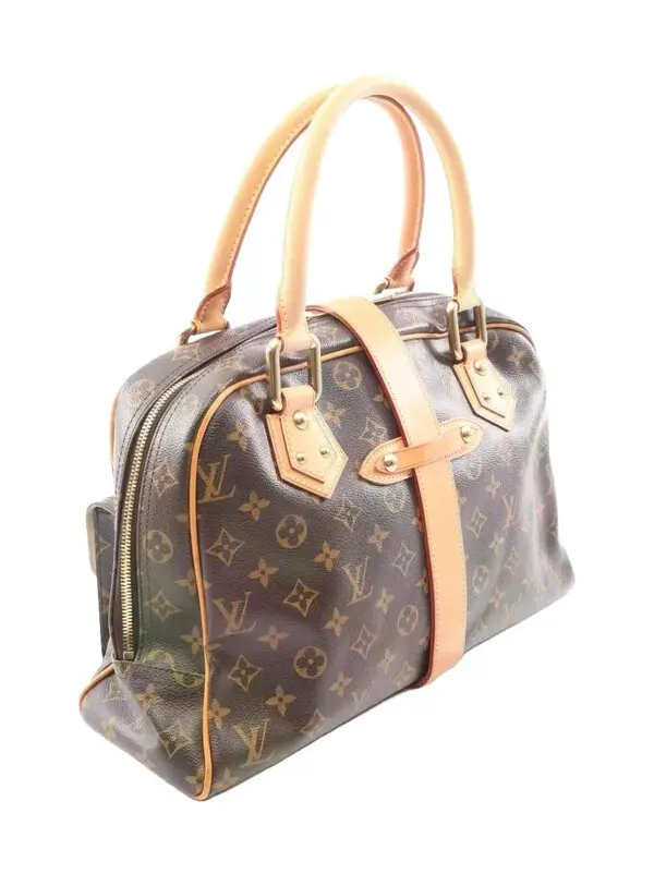 LOUIS VUITTON Monogram Manhattan Gm Tote Bag - Brown