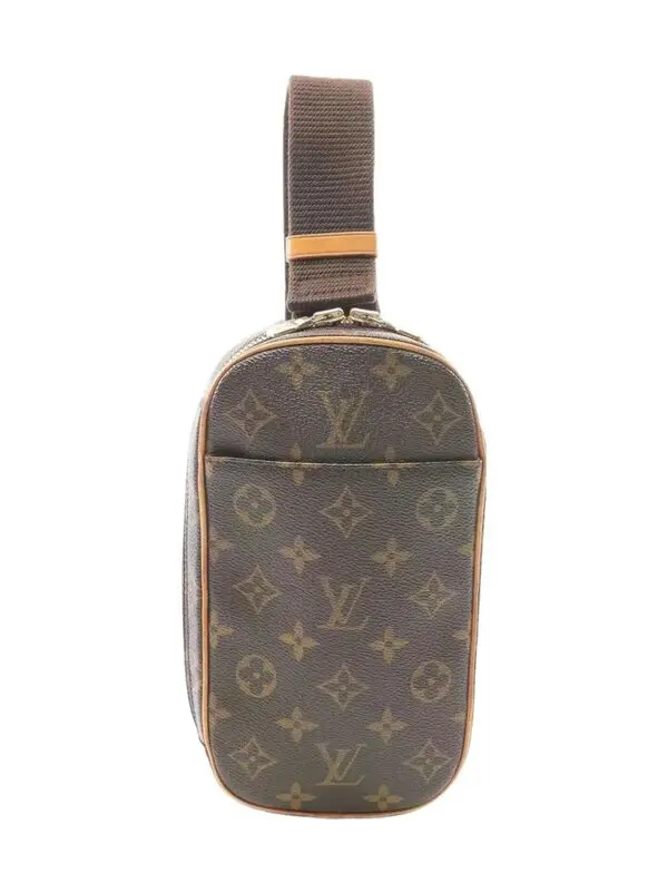 LOUIS VUITTON 2004 Monogram Pochette Ganju Belt Bag - Brown
