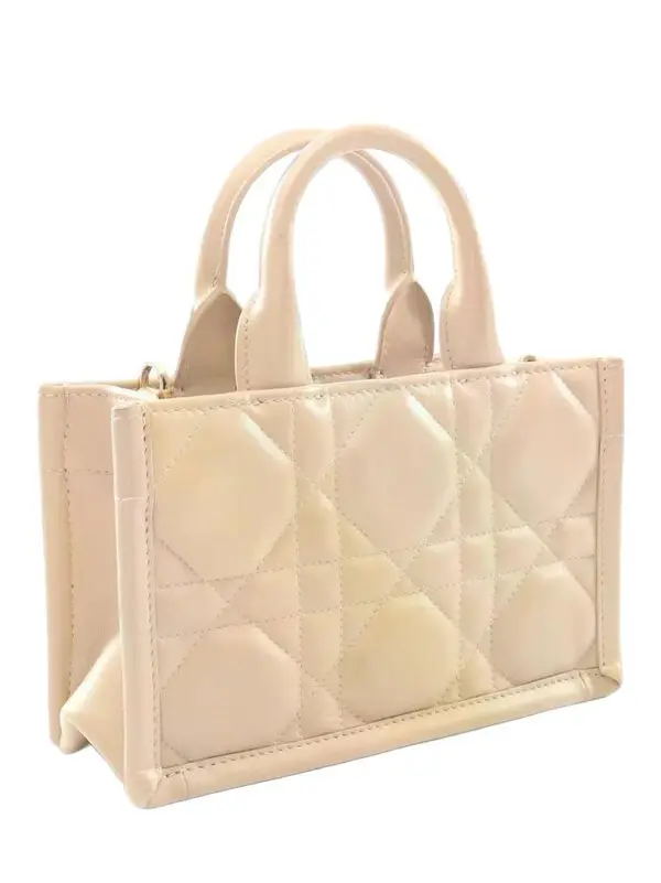 Dior Macro Cannage Tote Bag - Neutrals