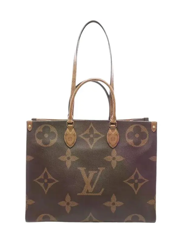 LOUIS VUITTON 2019 Monogram Giant On-the-go Tote Bag - Brown
