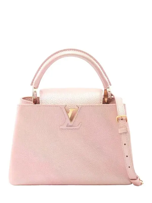LOUIS VUITTON Capucines Bb Tote Bag - Pink