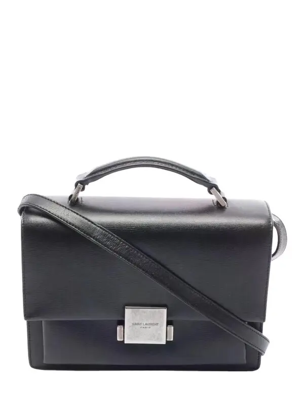 Saint Laurent 2000s Medium Bellechasse Two-way Leather Shoulder Bag - Black
