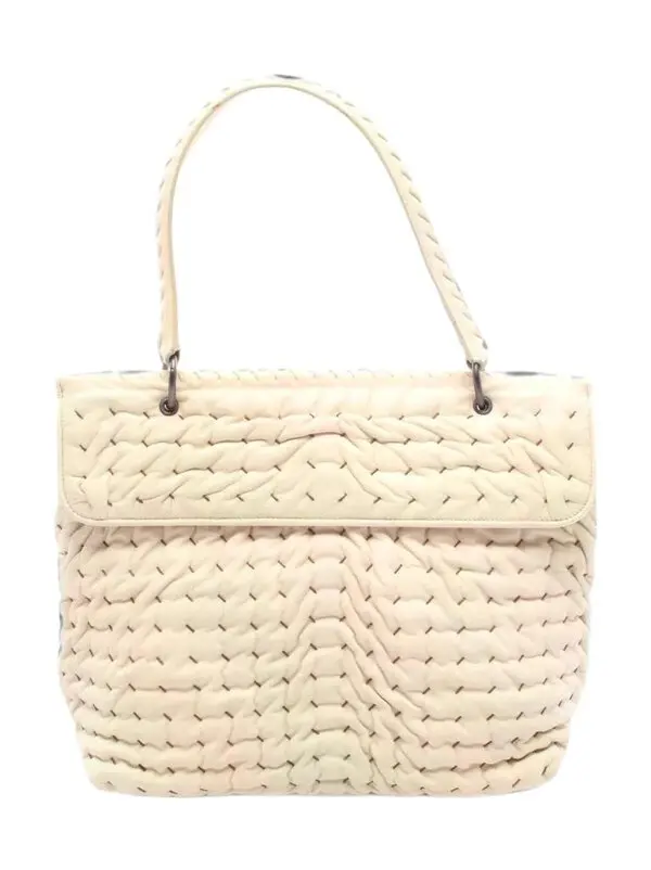Bottega Veneta 2000s Intrecciato Tote Bag - Neutrals
