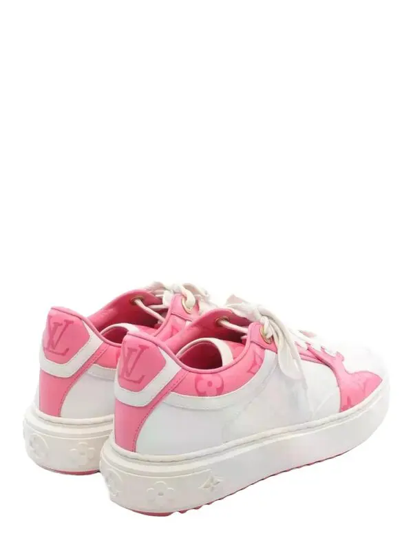 LOUIS VUITTON 2022 Time Out Monogram Sneakers - White