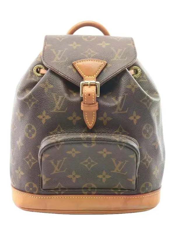 LOUIS VUITTON Monogram Montsouris Backpack - Brown