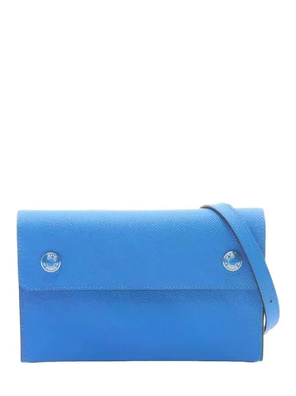 Hermès Leather Shoulder Bag - Blue