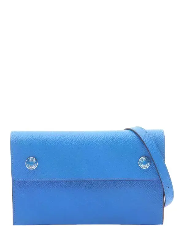 Hermès Leather Shoulder Bag - Blue