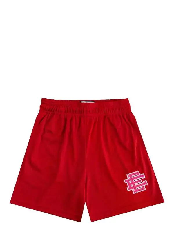 ERIC EMANUEL Logo Detail Shorts - Red