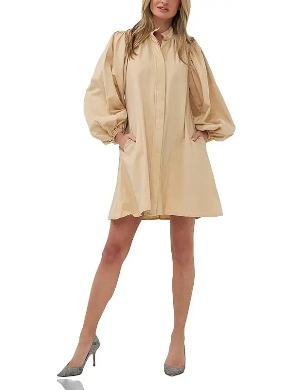 MARIELLE STOKKELAAR Kate Mini Dress - Beige