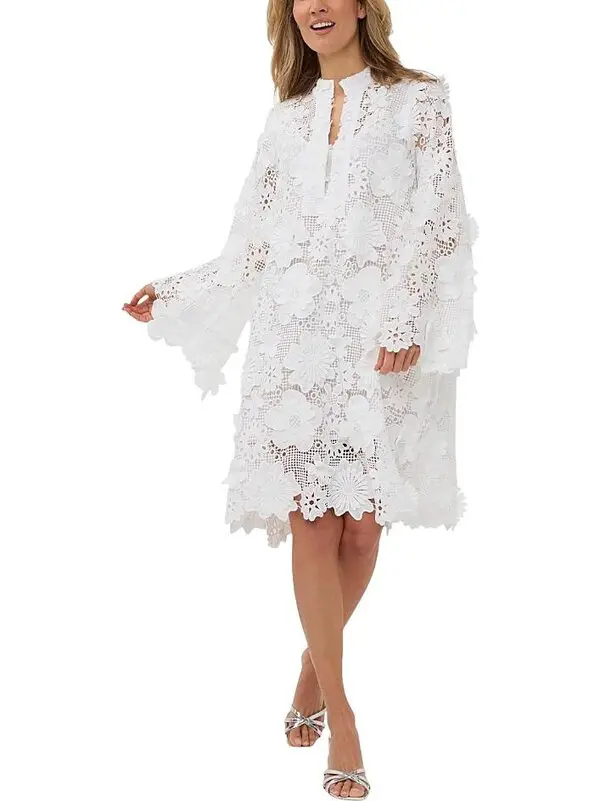 MARIELLE STOKKELAAR Florence Lace Dress - White