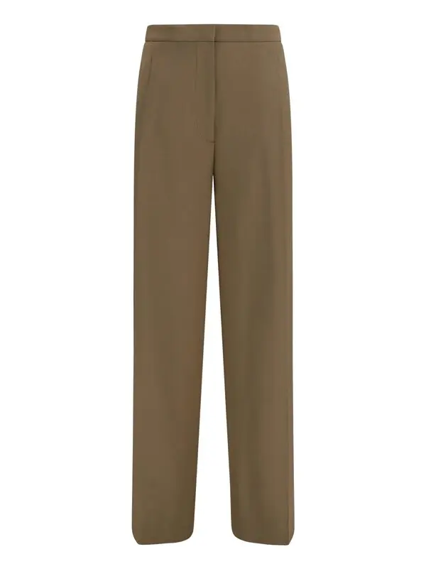 LARDINI Pleated Tailored Pants - Brown