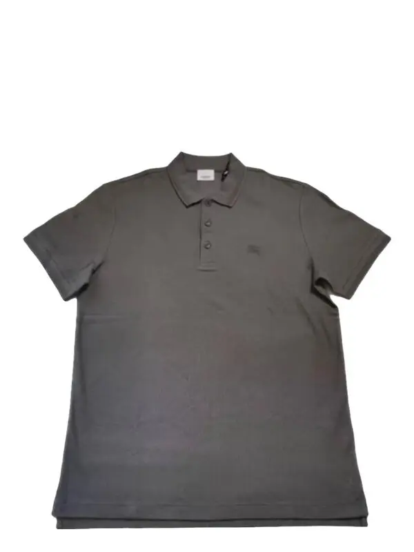 Burberry Lapel Polo Shirt - Black