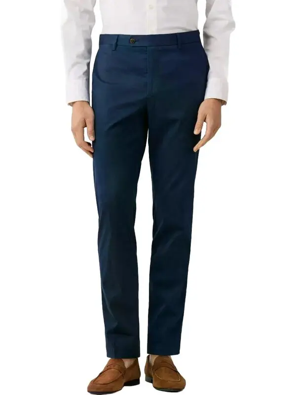 HACKETT LONDON Kensington Slim-fit Trousers - Blue