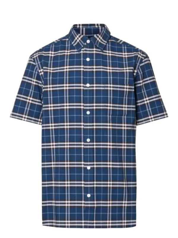 Burberry Short-sleeved Shirt - Blue