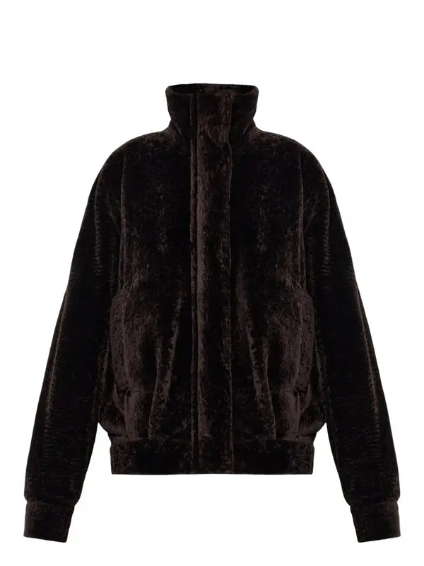 ARMA Paula Shearling Zip-up Jacket - Brown