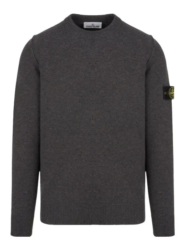 Stone Island Regular-fit Crewneck Sweatshirt - Grey