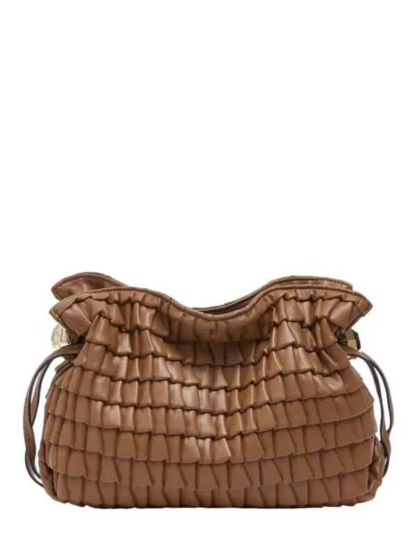 Liu Jo Logo-engraved Quilted Handbag - Beige