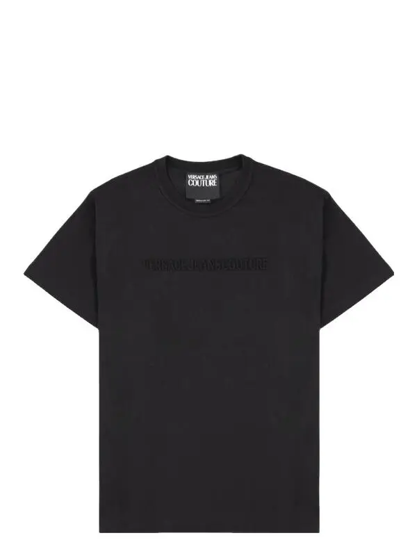 Versace Logo Detail T-shirt - Black