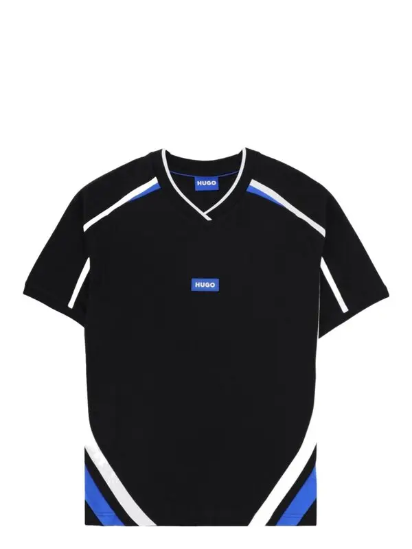 Hugo Boss Contrast Trim Crewneck T-shirt - Black