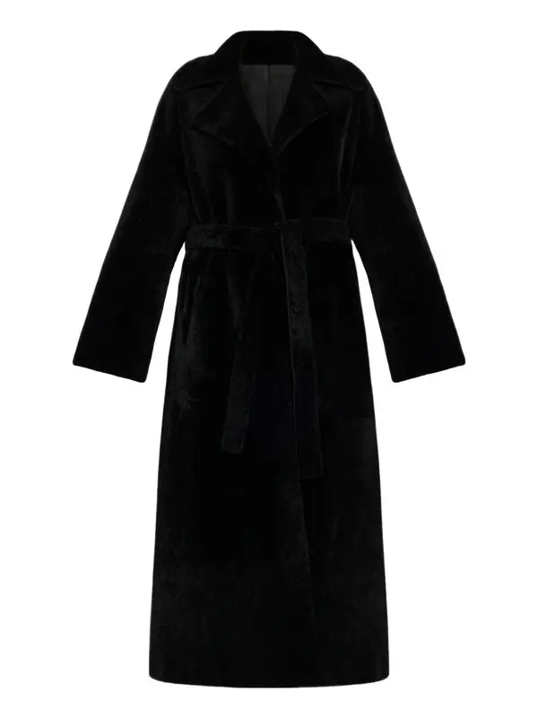 ARMA Rien Reversible Belted Coat - Black