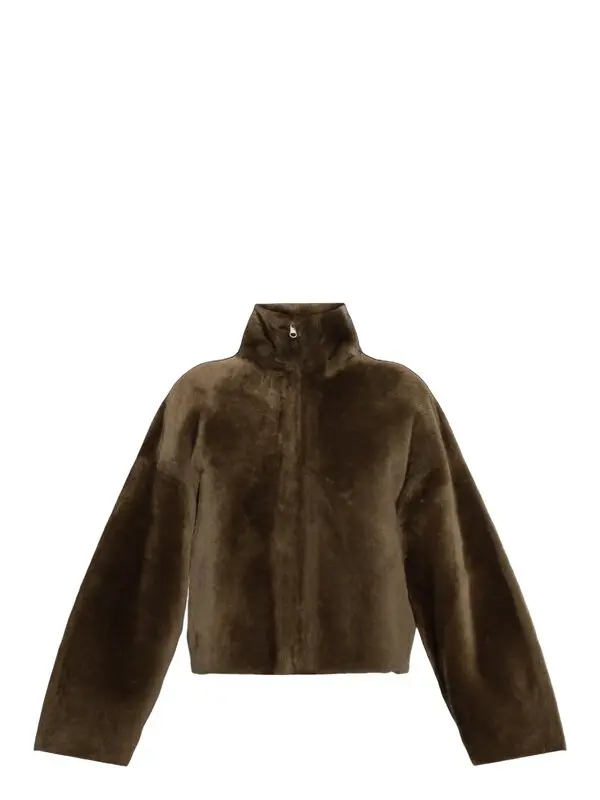 ARMA Reversible High Neck Coat - Brown