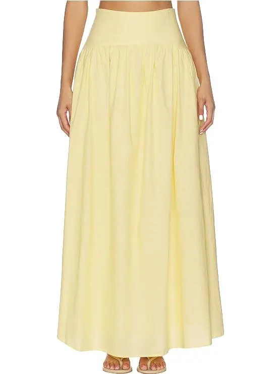 SNDYS. Nesa Maxi Skirt - Pollen