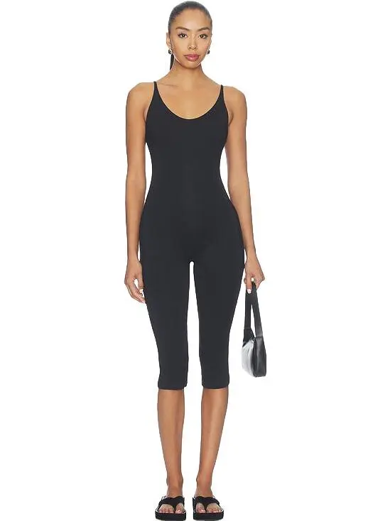 SKIMS Smooth Layers Skimpy Strap Catsuit - Obsidian