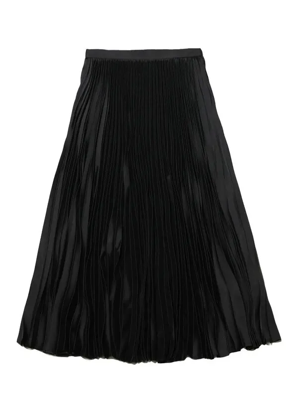 JIL SANDER Pleated Midi Skirt - Multicolor
