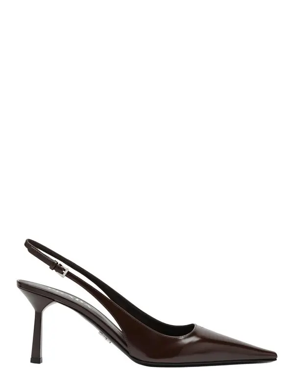 Prada Slingback Pumps - Brown