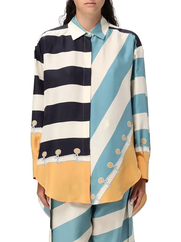 Loewe Striped Silk Shirt - Multicolor