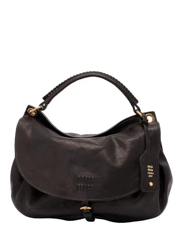 Miu Miu Lambskin Leather Shoulder Bag - Multicolor