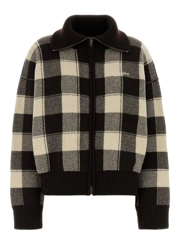 GOLDEN GOOSE Embroidered Wool Cardigan - White