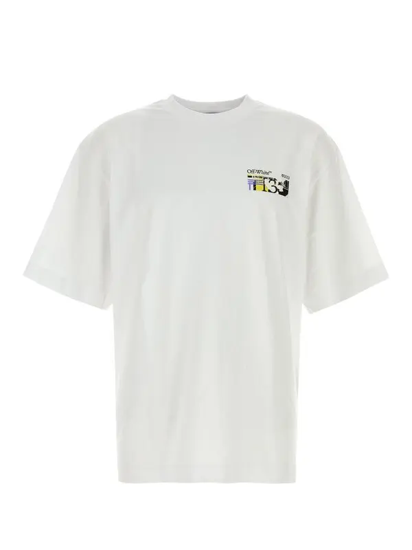 Off-White Cotton T-shirt - White